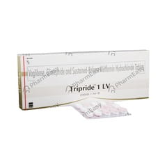 Tripride 1 Lv Strip Of 15 Tablets - Uses, Side Effects, Dosage ...