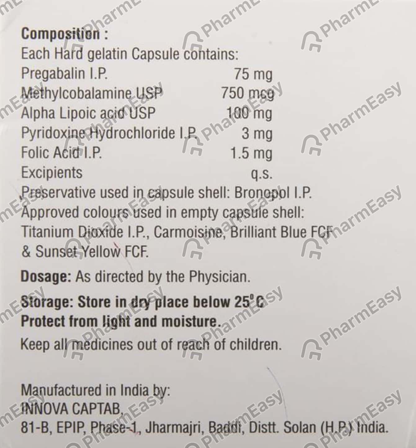 Dubinor Pm Strip Of 10 Capsules: Uses, Side Effects, Price & Dosage ...