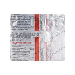 Buy Valprol Cr 300mg Strip Of 15 Tablets Online at Flat 18% OFF ...