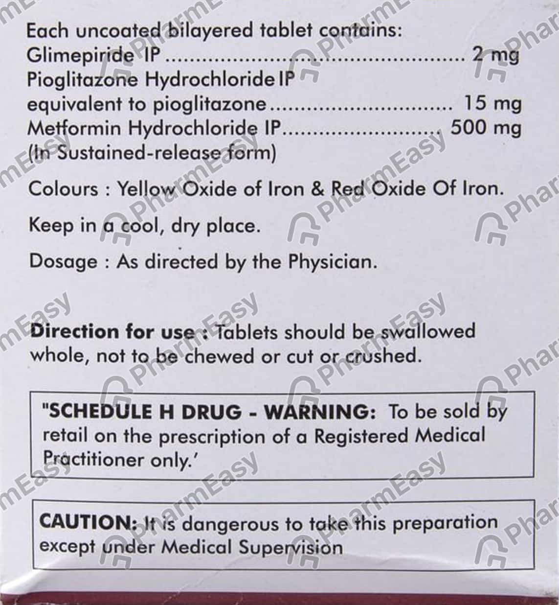 Tripride Lv 2 Strip Of 15 Tablets: Uses, Side Effects, Price, Dosage ...