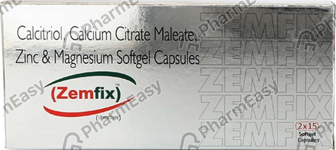 Zemfix Strip Of 15 Capsules: Uses, Side Effects, Price & Dosage | PharmEasy