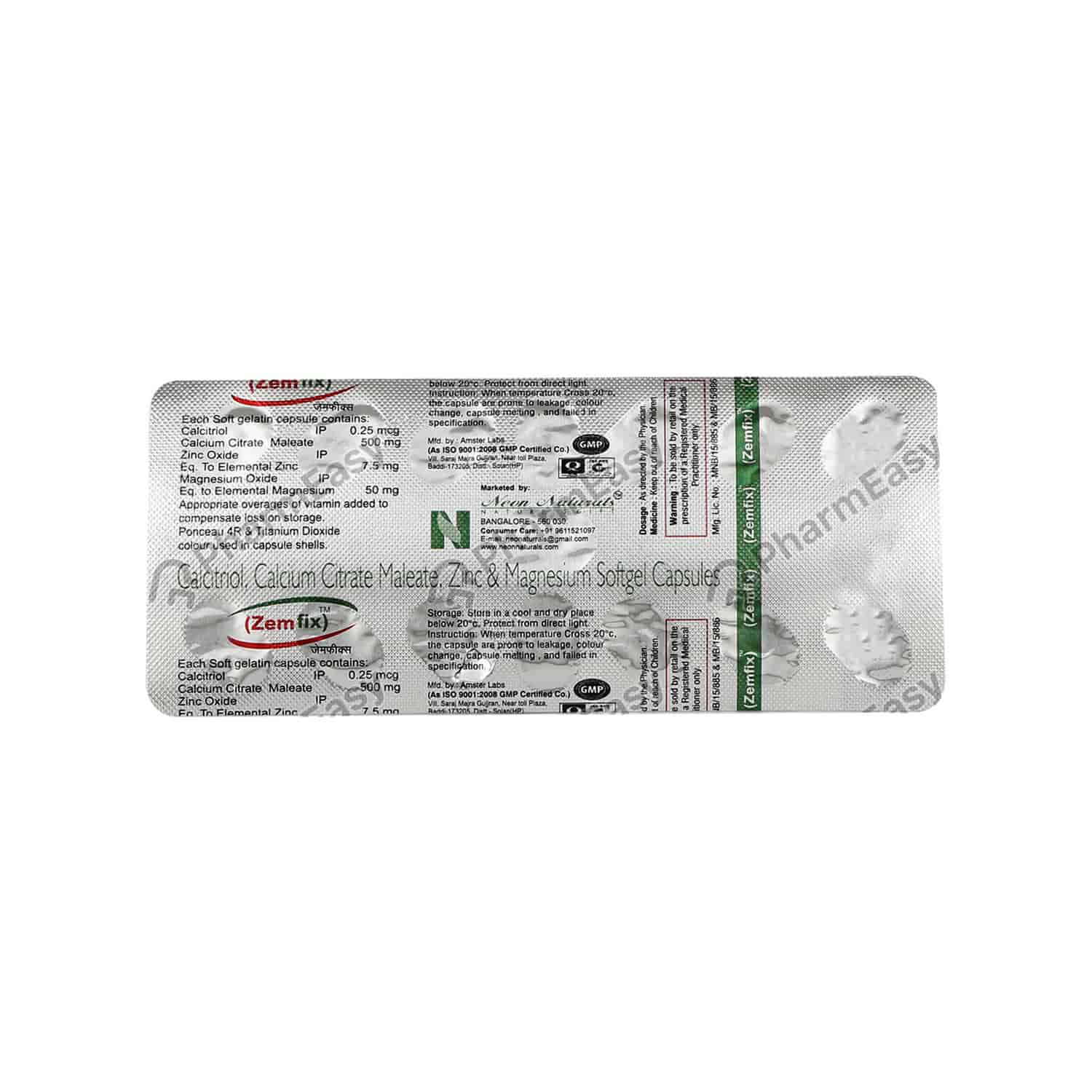 Buy Zemfix Strip Of 15 Capsules Online at Flat 18% OFF* | PharmEasy