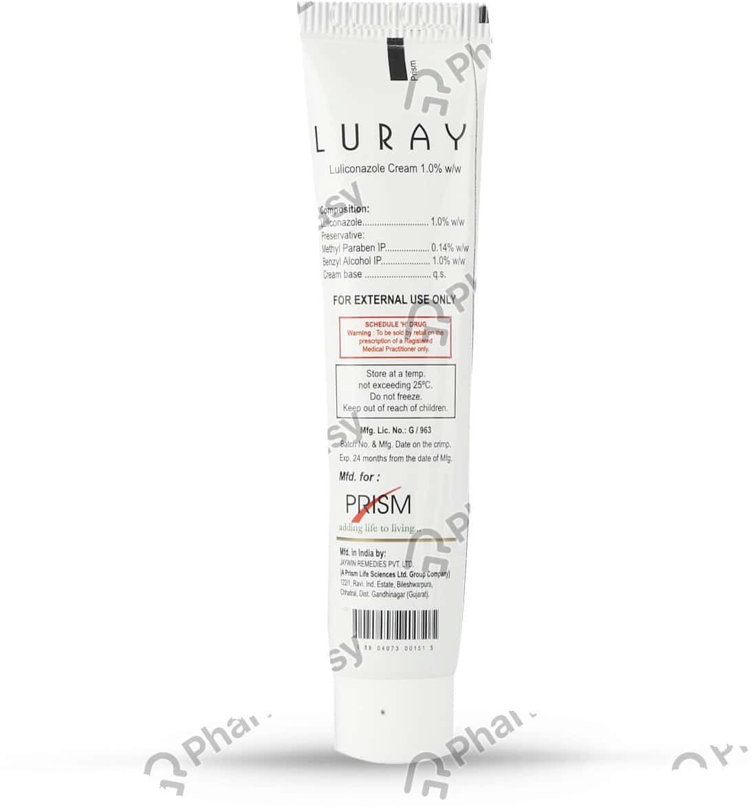 Luray 1 % Cream (30): Uses, Side Effects, Price & Dosage | PharmEasy