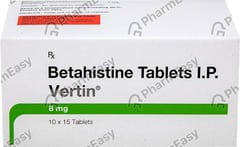 Vertin 8mg Tablet: Uses, Side-effects, Price, Dosage & More Info ...