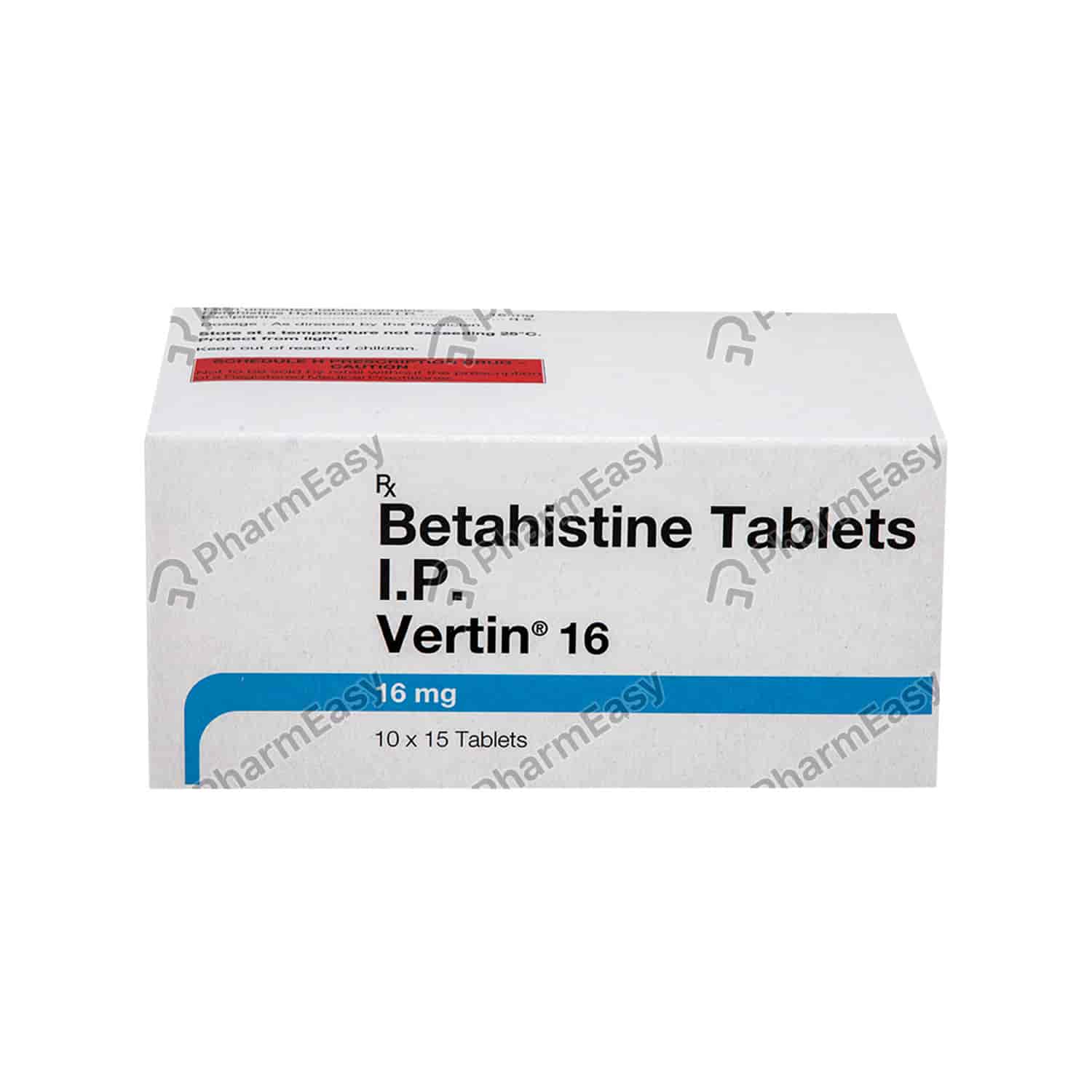 Buy Vertin 16 Strip Of 15 Tablets Online at Flat 18% OFF* | PharmEasy