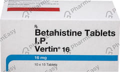 Vertin 16 Tablet: Uses, Side-effects, Price, Dosage & More Info - PharmEasy