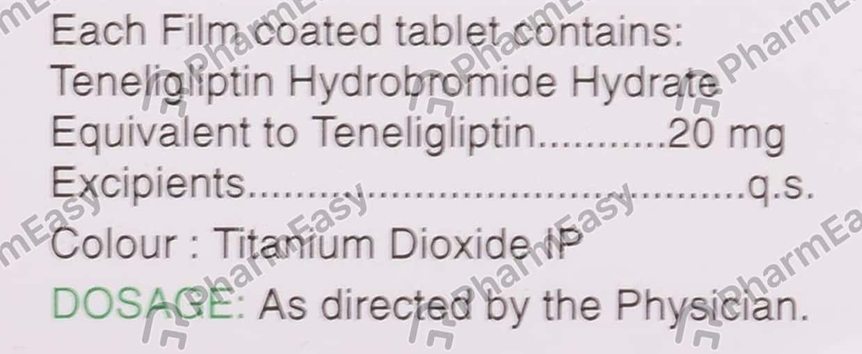 Tenroz 20 MG Tablet (10): Uses, Side Effects, Price & Dosage | PharmEasy