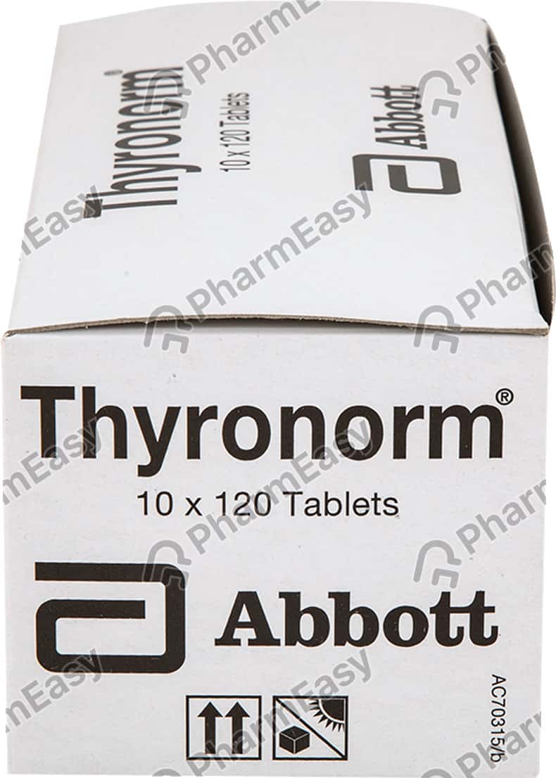 Thyronorm 100 MCG Tablet (120): Uses, Side Effects, Price & Dosage ...