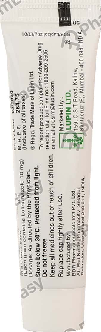 Lupizol 1 %W/W Cream (20): Uses, Side Effects, Price & Dosage | PharmEasy