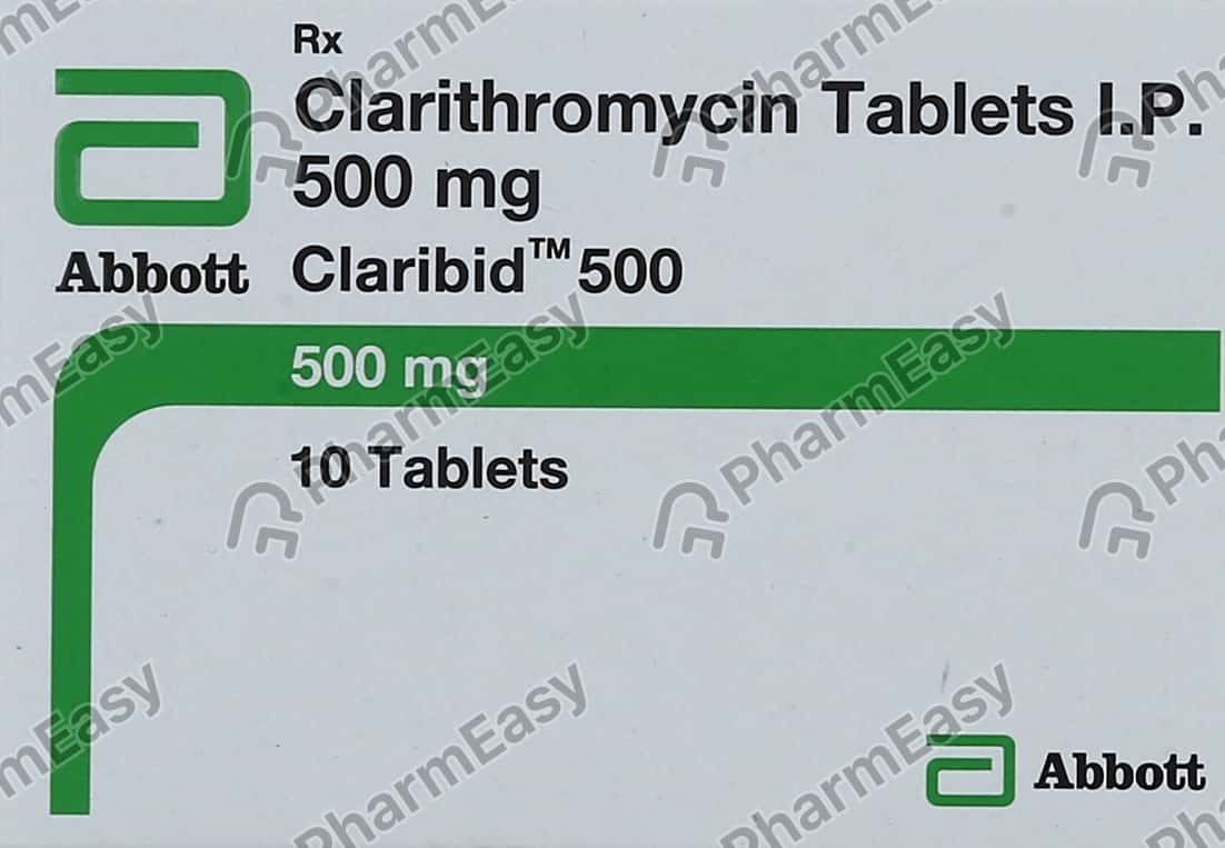 Claribid 500 Tablet: Uses, Side-effects, Price, Dosage & More Info - PharmEasy