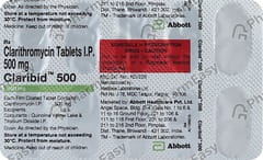 Claribid 500 Tablet: Uses, Side-effects, Price, Dosage & More Info ...