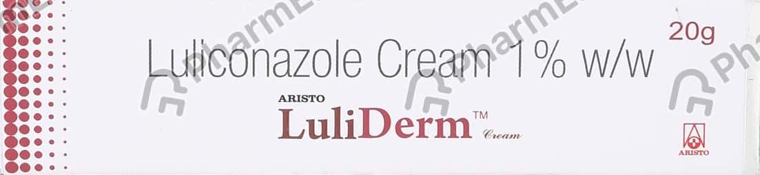 Luliderm 1 % Cream (20): Uses, Side Effects, Price & Dosage | PharmEasy