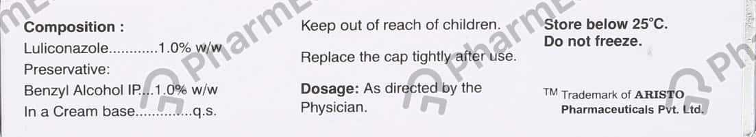 Luliderm 1 % Cream (20): Uses, Side Effects, Price, Dosage ...