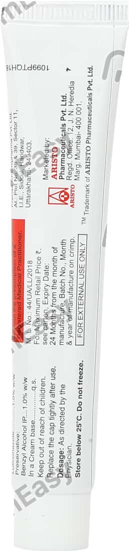 Luliderm 1 % Cream (20): Uses, Side Effects, Price & Dosage | PharmEasy