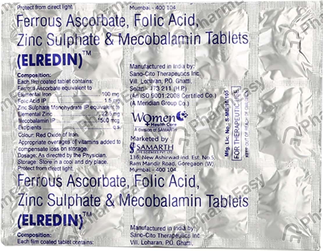 Buy Elredin Strip Of 15 Tablets Online at Flat 15% OFF | PharmEasy