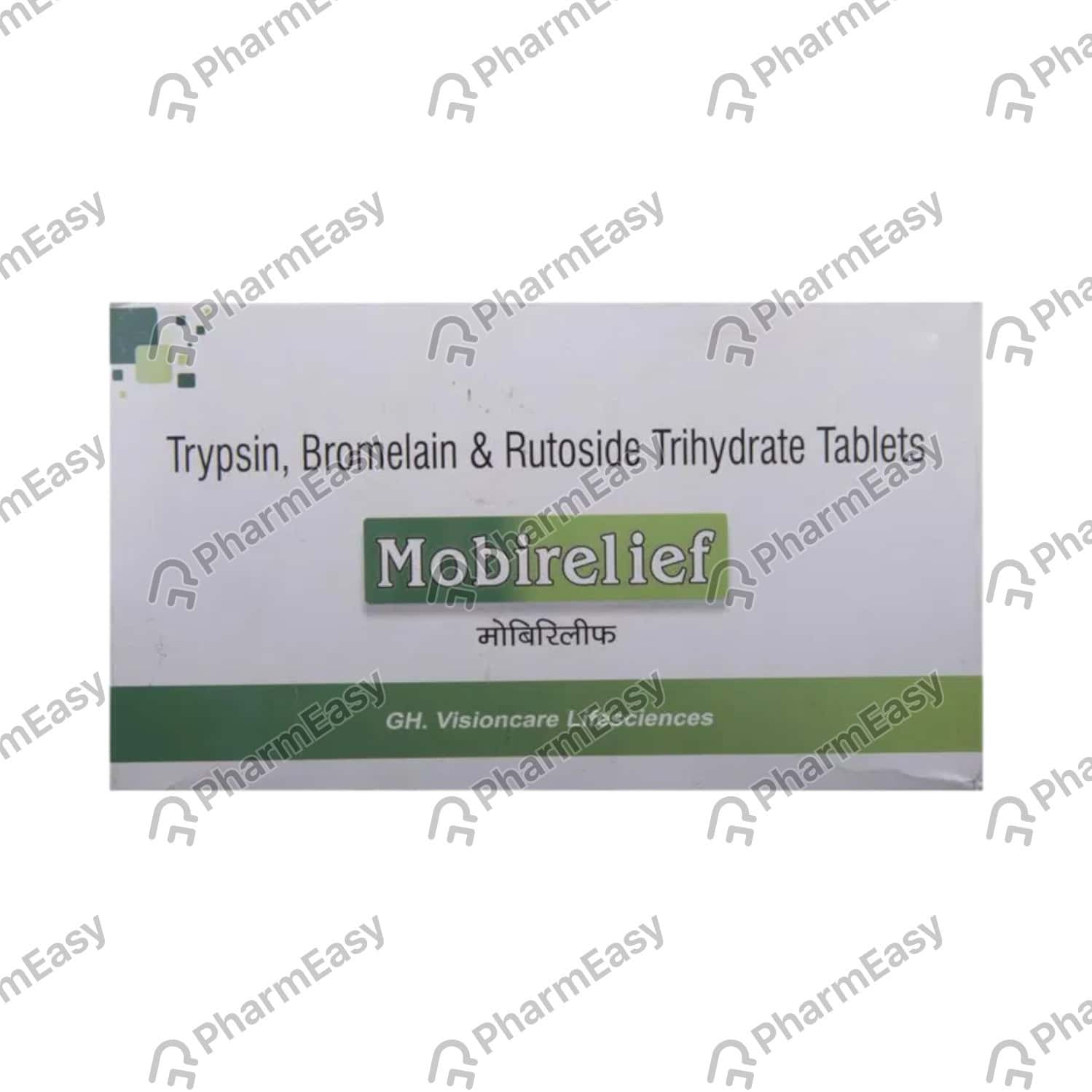 Mobirelief Strip Of 10 Tablets: Uses, Side Effects, Price & Dosage ...
