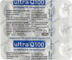 Ultra Q 100 100 MG Softgel Capsule (15): Uses, Side Effects, Price ...
