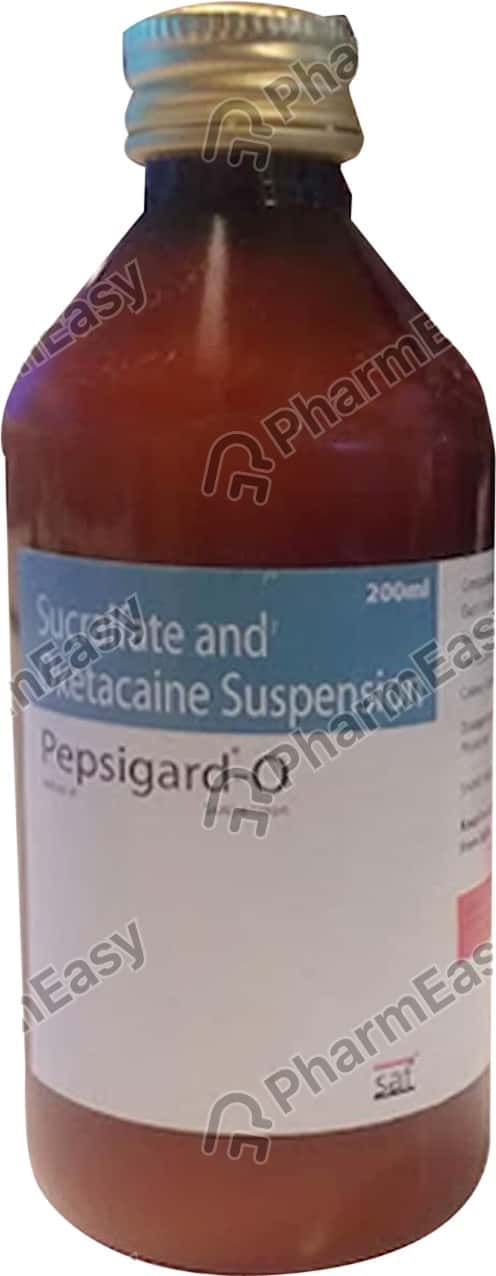 Pepsigard O Sugar Free Bottle Of 200ml Suspension: Uses, Side Effects ...