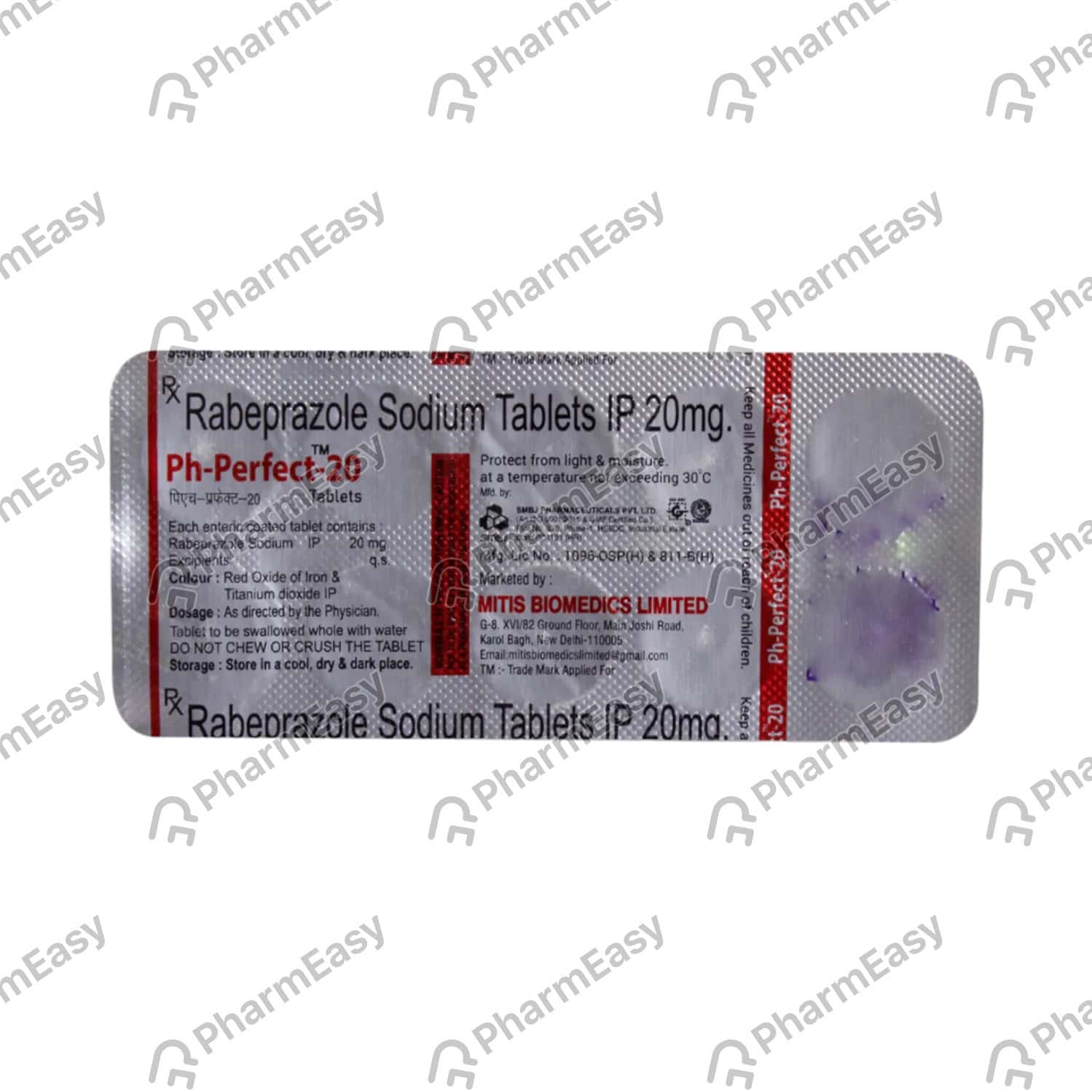 Ph Perfect 20 Strip Of 10 Tablets: Uses, Side Effects, Price & Dosage ...