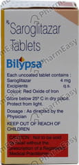 Bilypsa 4 MG Tablet (45): Uses, Side Effects, Price & Dosage | PharmEasy