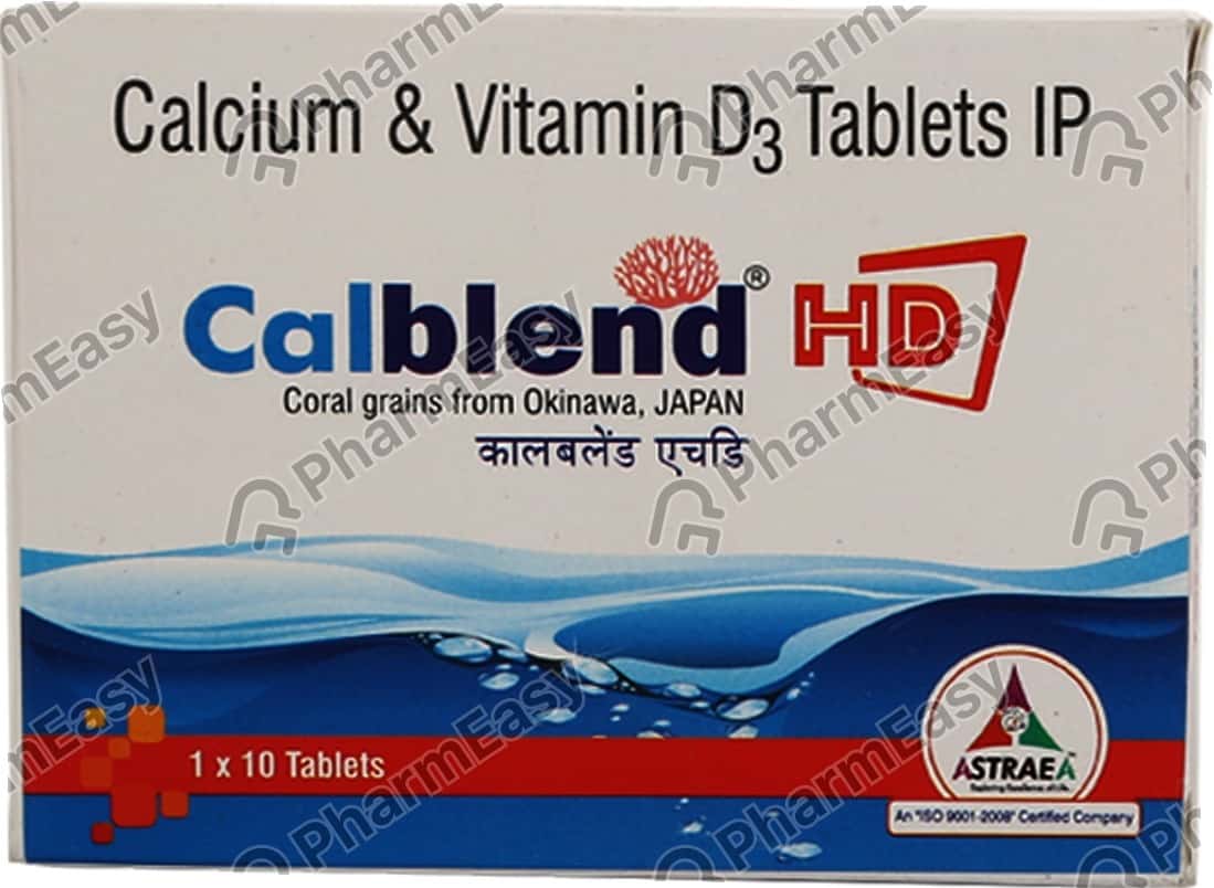 Calblend Hd Strip Of 10 Tablets: Uses, Side Effects, Price & Dosage ...