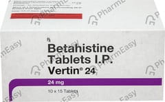 Vertin 24 Tablet: Uses, Side-effects, Price, Dosage & More Info - PharmEasy
