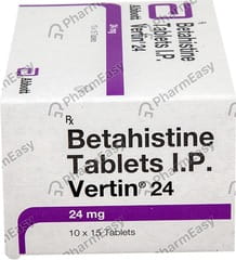 Vertin 24 MG Tablet (15): Uses, Side Effects, Price & Dosage | PharmEasy