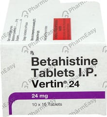 Vertin 24 MG Tablet (15): Uses, Side Effects, Price & Dosage | PharmEasy