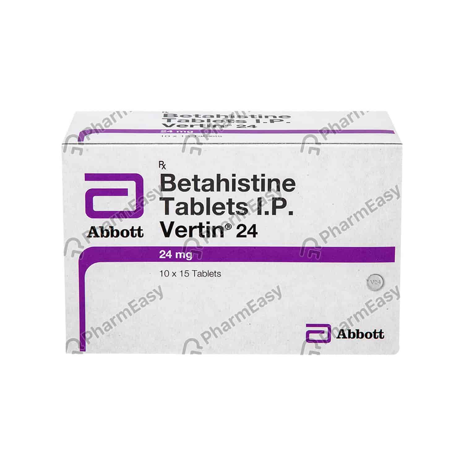 Vertin 24mg Tab 15'S - Uses, Side Effects, Dosage, Composition & Price ...