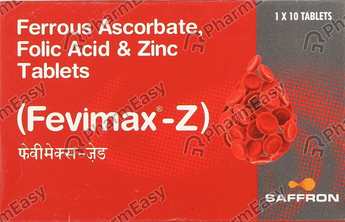 Fevimax Z Strip Of 10 Tablets: Uses, Side Effects, Price & Dosage ...