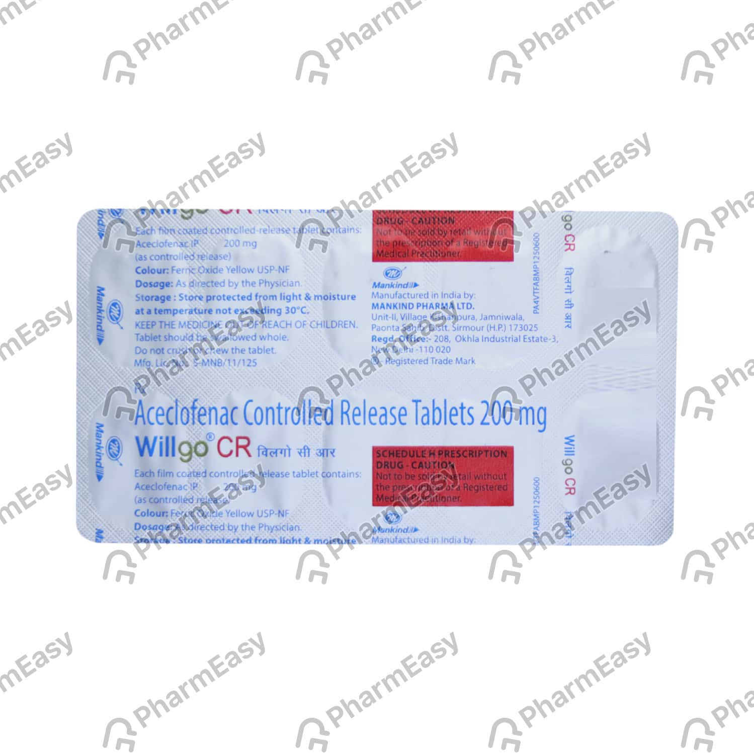 Willgo Cr 200 MG Tablet (10): Uses, Side Effects, Price & Dosage ...