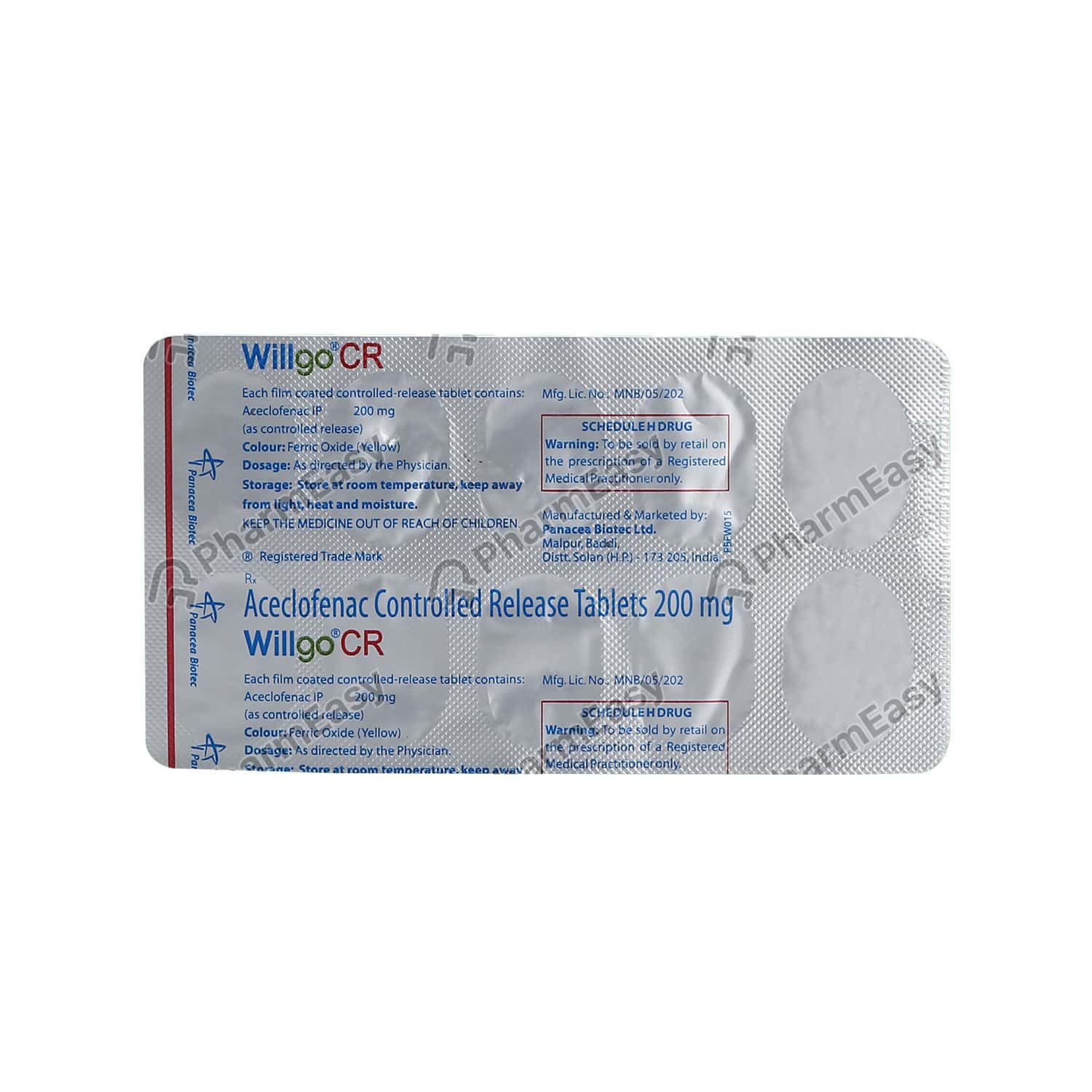 Buy Willgo Cr 200 MG Tablet (10) Online at Flat 18% OFF* | PharmEasy