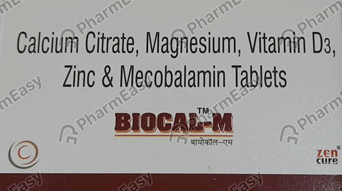 Buy Biocal M Strip Of 10 Tablets Online at Flat 15% OFF | PharmEasy