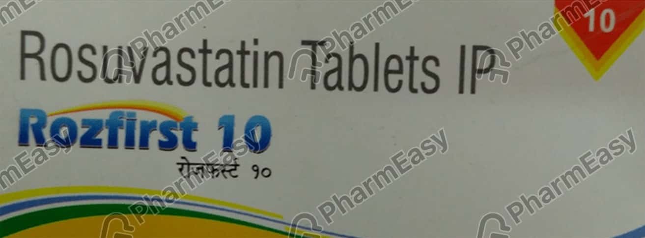 Rosuvas F 10mg Strip Of 15 Tablets: Uses, Side Effects, Price & Dosage ...