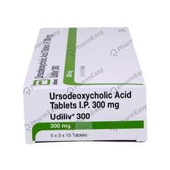 Udiliv 300 MG Tablet (15) - Uses, Side Effects, Dosage, Composition ...