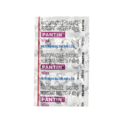 Pantin 40 MG Tablet (15) - Uses, Side Effects, Dosage, Composition ...