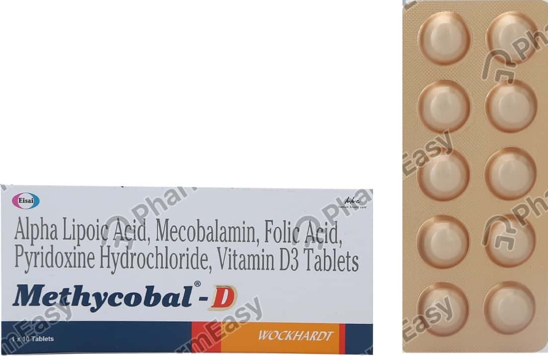 Methycobal D Strip Of 10 Tablets: Uses, Side Effects, Price & Dosage ...