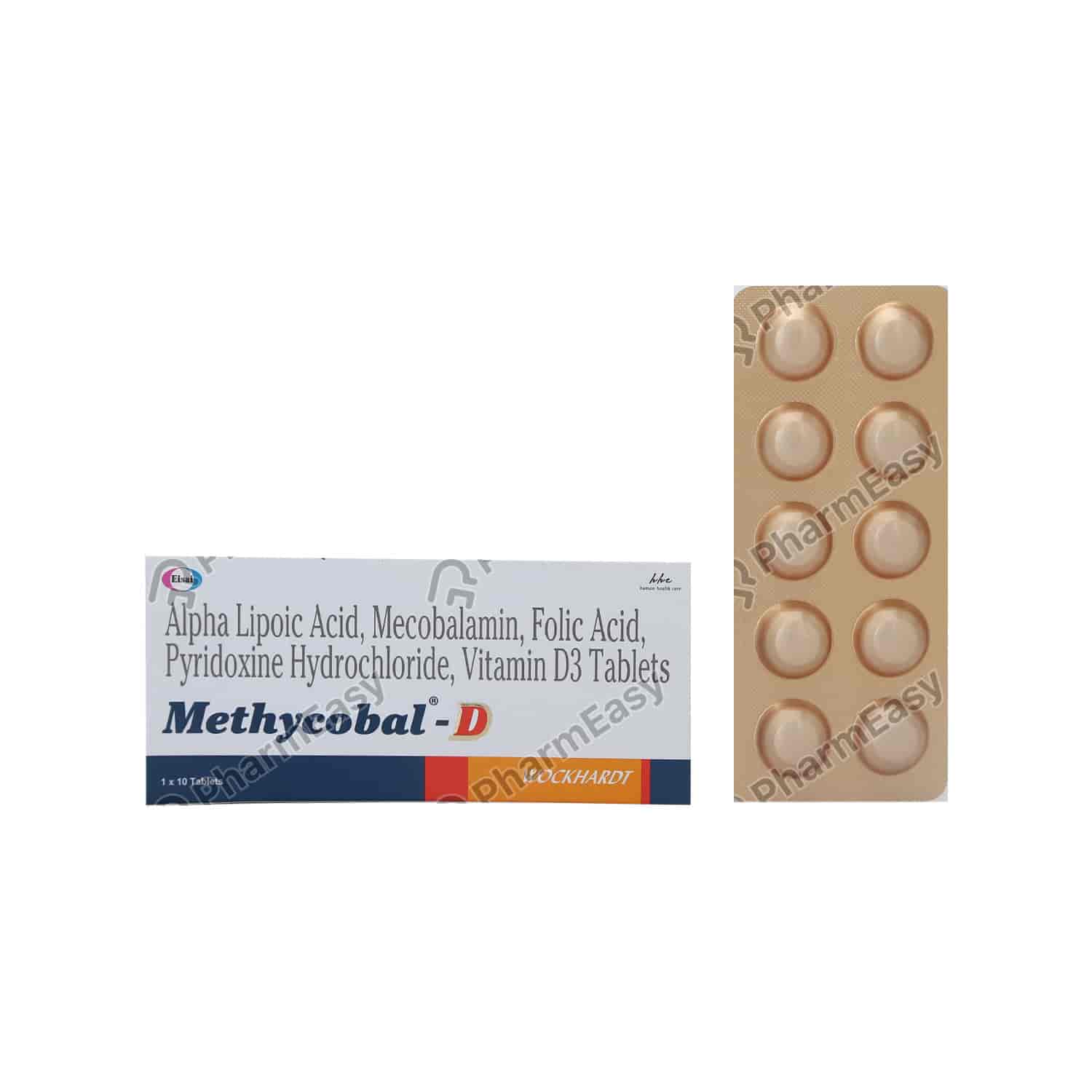 Buy Methycobal D Strip Of 10 Tablets Online at Flat 18% OFF* | PharmEasy