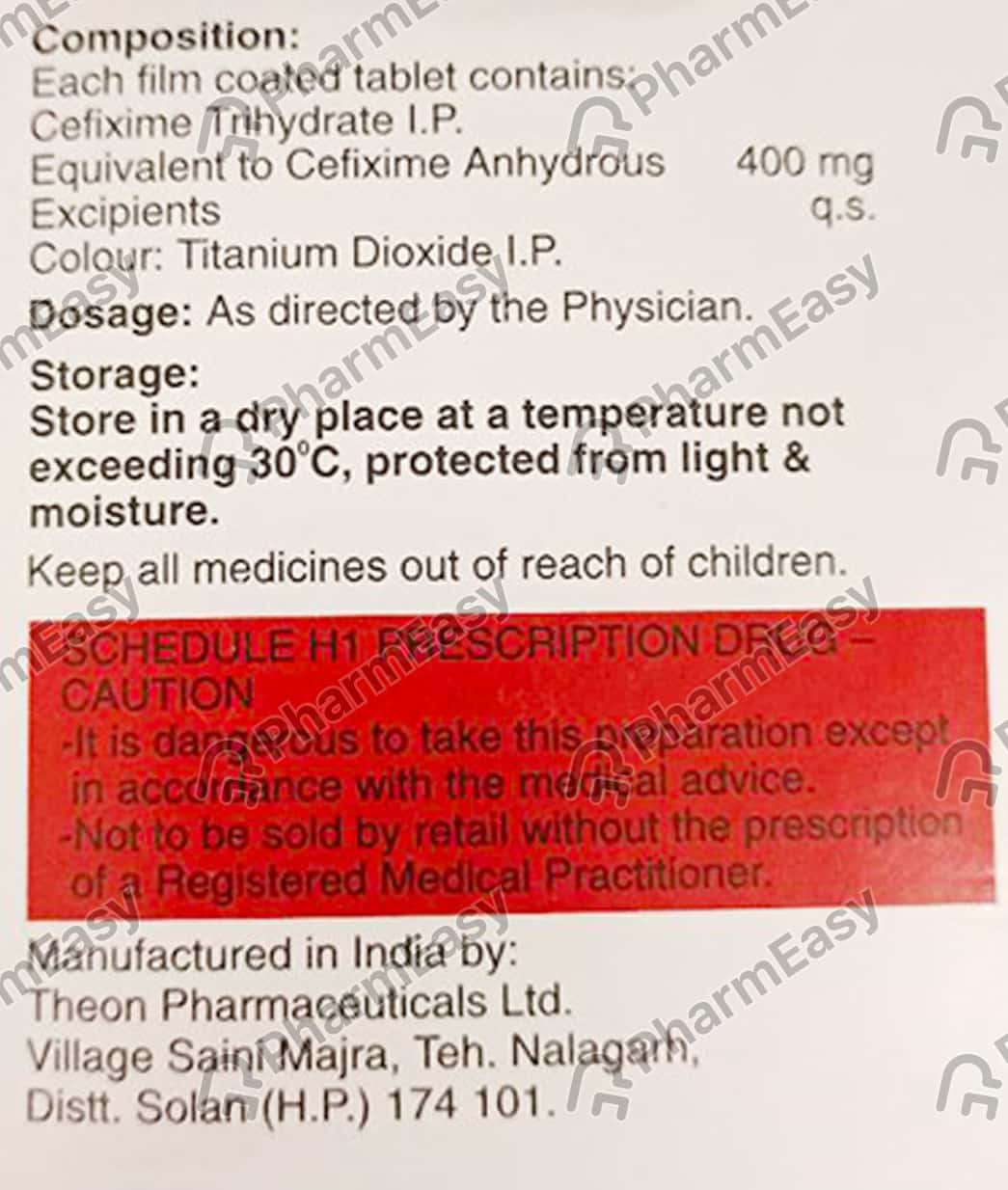 Milixim 400 MG Tablet (10): Uses, Side Effects, Price & Dosage | PharmEasy