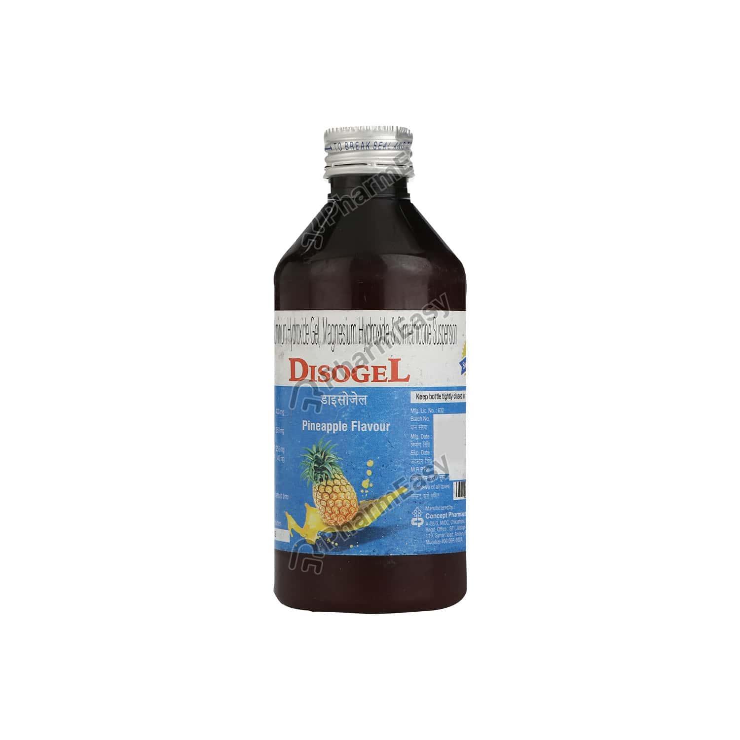 Buy Disogel Pineapple Flavour Sugar Free Suspension 200ml Online at ...