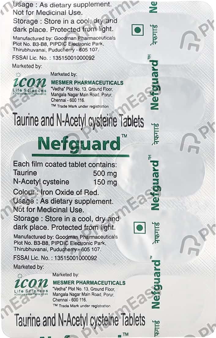 Buy Nefguard Strip Of 10 Tablets Online at Flat 15% OFF | PharmEasy