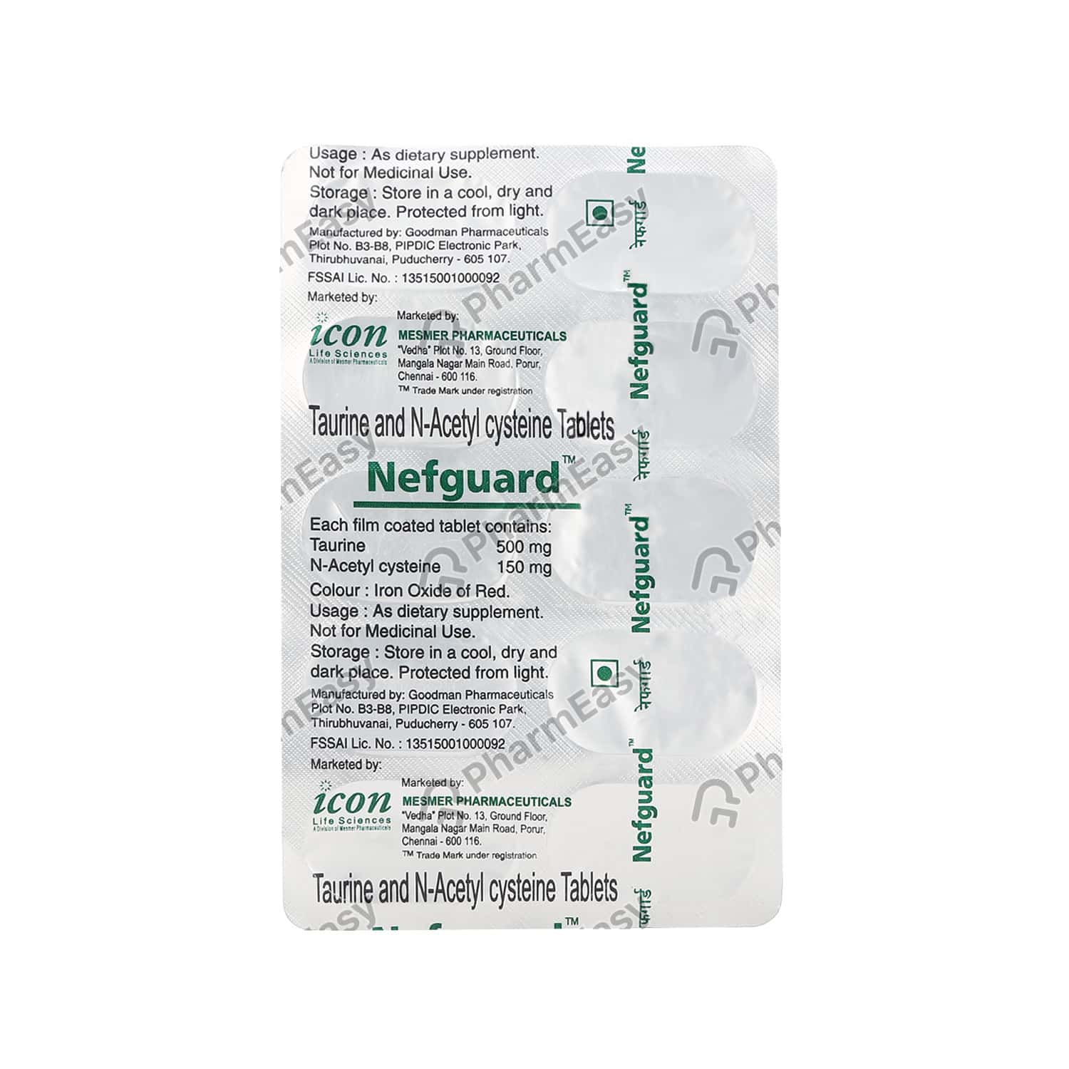 Buy Nefguard Strip Of 10 Tablets Online at Flat 18% OFF* | PharmEasy