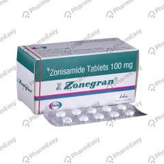 Zonegran 50 MG Tablet (10): Uses, Side Effects, Price & Dosage | PharmEasy