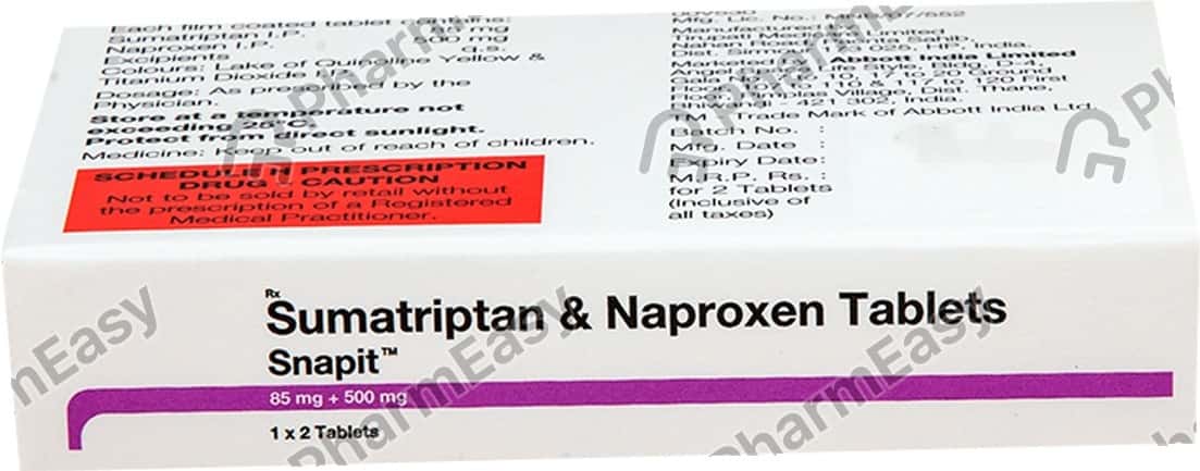 Snapit Strip Of 2 Tablets: Uses, Side Effects, Price & Dosage | PharmEasy