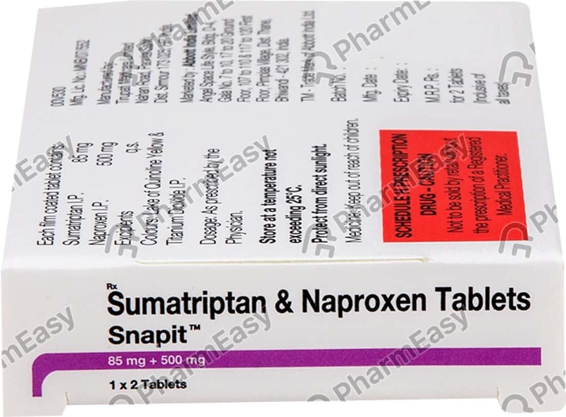 Snapit Strip Of 2 Tablets: Uses, Side Effects, Price & Dosage | PharmEasy