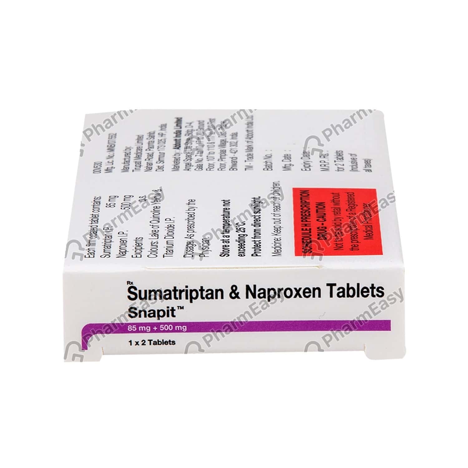 Snapit Strip Of 2 Tablets - Uses, Side Effects, Dosage, Composition ...