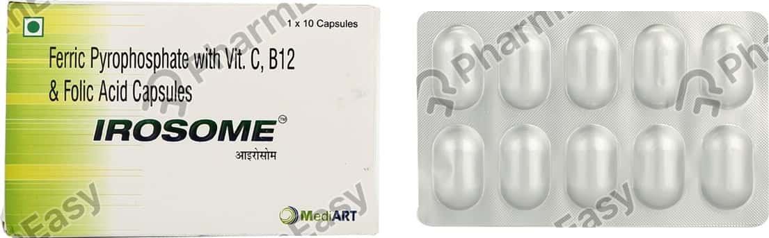 Irosome Strip Of 10 Capsules: Uses, Side Effects, Price & Dosage ...