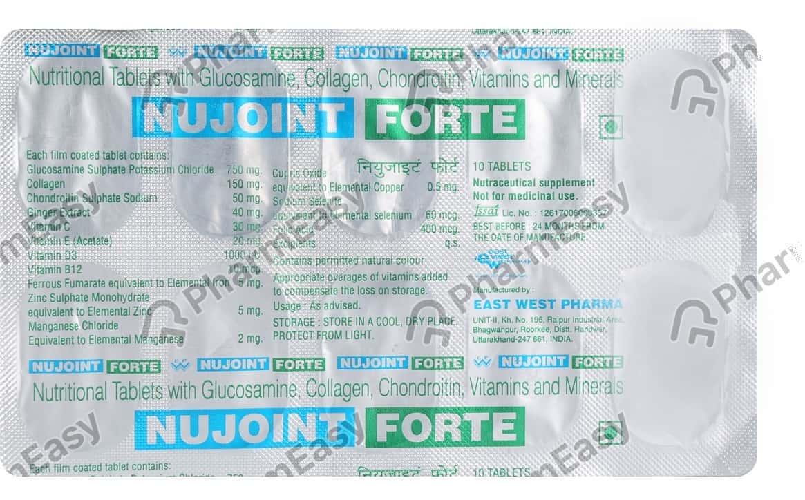 Buy Nujoint Forte Tablet (10) Online at Flat 15% OFF | PharmEasy