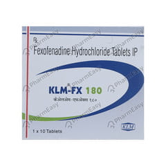 Klm Fx 180 MG Tablet (10) - Uses, Side Effects, Dosage, Composition ...