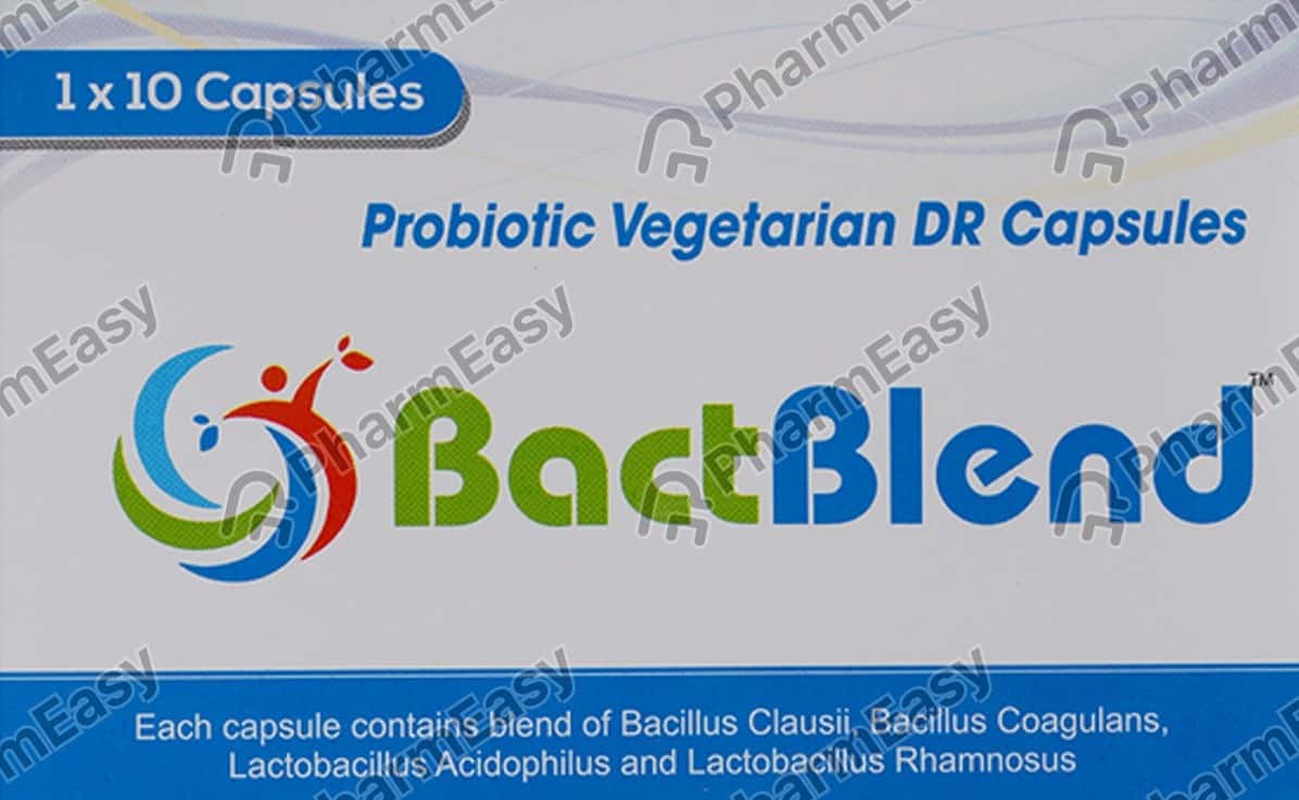 Buy Bactblend Strip Of 10 Capsules Online at Flat 15% OFF | PharmEasy